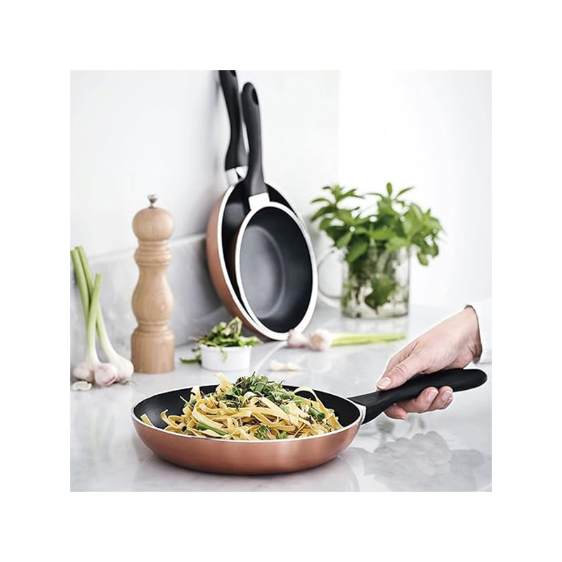 Padella antiaderente in alluminio rivestita in rame | Rausa srl